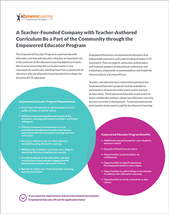 Empowered Educators Program - eDynamic Learning